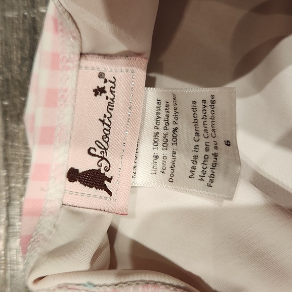 Floatimini | Swim | Euc Floatmini Girls Sz 6 Plaid One Piece Swimsuit ...